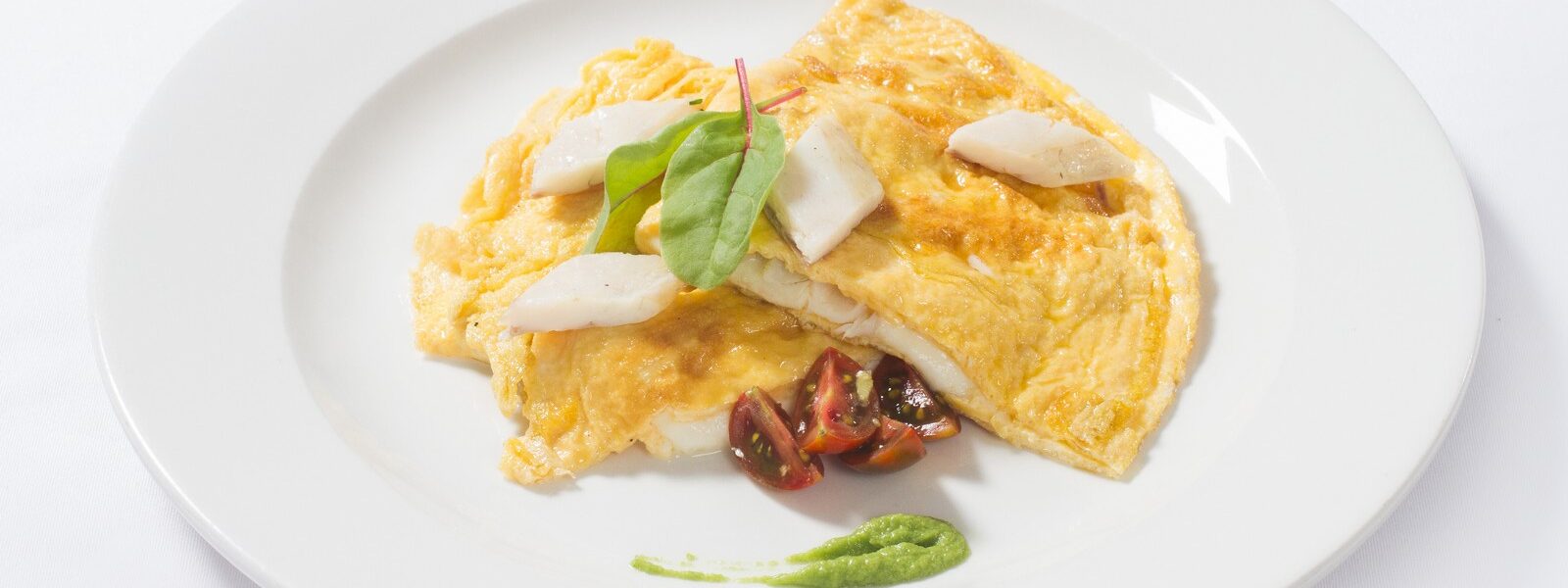 Omelette with smoked fish and vegetables » Cromaris